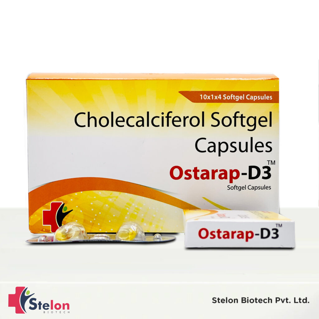 Vitamin D3 60000 IU Soft Gel Capsules Manufacturer | Supplier and ...